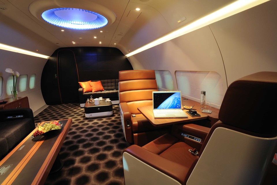 BBJ Private Aircraft Interior | Marc Newson Ltd