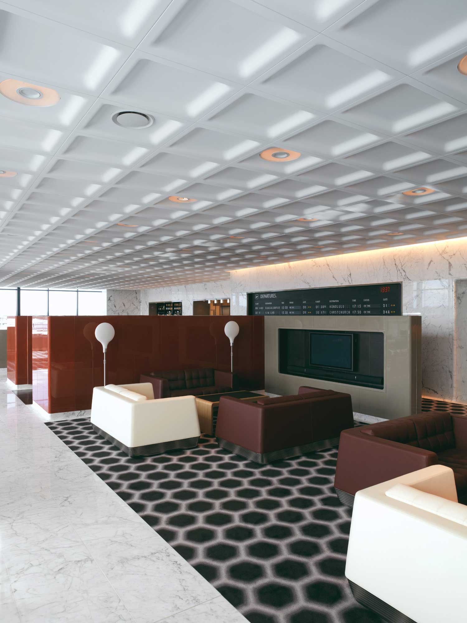First Class Lounge Melbourne | Marc Newson Ltd