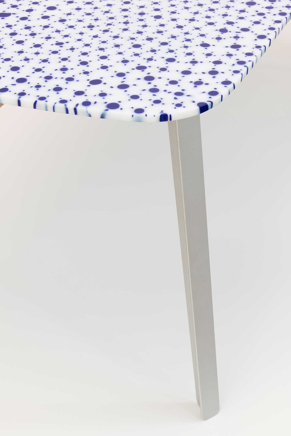 Murrina White & Blue Table | Athens Exhibition | Marc Newson Ltd